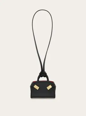 FERRAGAMO Hug Mini Charm - Black