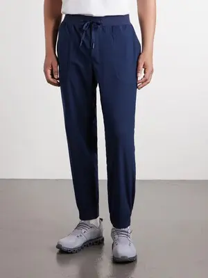 Lululemon Abc Tapered Recycled-warpstreme™ Drawstring Trousers - Blue