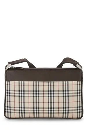 Burberry Jacquard Canvas Crossbody - Brown