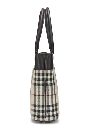 Burberry House Check Jacquard Handbag