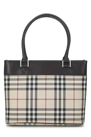 Burberry House Check Jacquard Handbag
