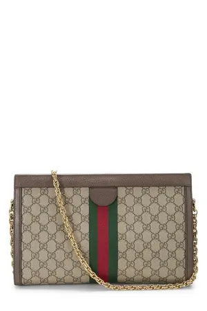 Gucci Ophidia Gg Supreme Shoulder Bag - Brown
