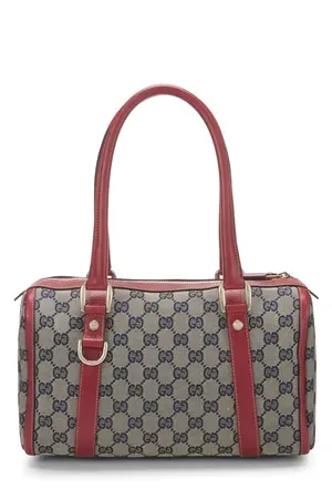 Gucci Original Gg Canvas D-ring Boston Handbag