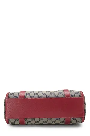 Gucci Original Gg Canvas D-ring Boston Handbag