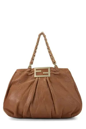 Fendi Leather Mia Hobo Bag
