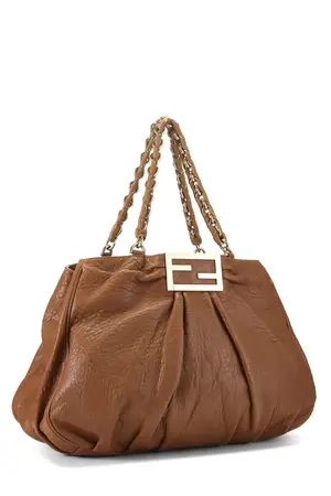 Fendi Leather Mia Hobo Bag