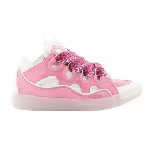 LANVIN Curb Metallic Sneakers - Pink