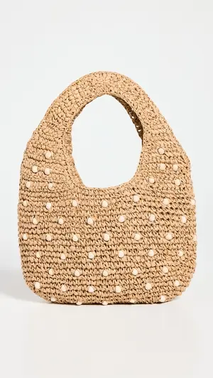 Madewell Micro Beaded Straw Bag