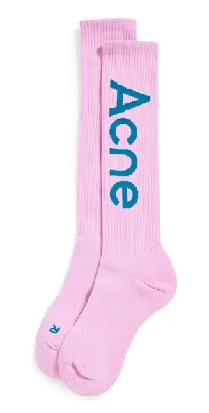 Acne Studios Logo Socks