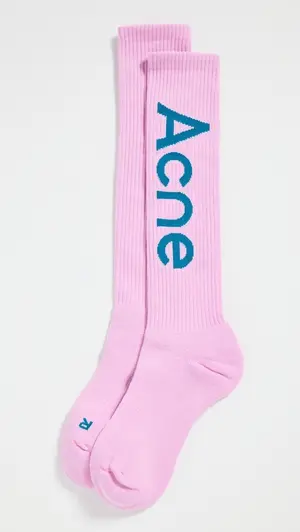 Acne Studios Logo Socks