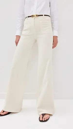 NILI LOTAN Florence Corduroy Pants - Stone