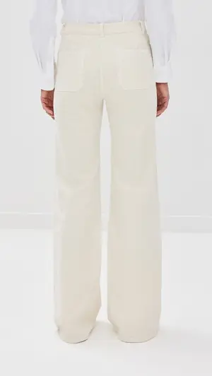 NILI LOTAN Florence Corduroy Pants - Stone