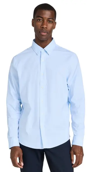 RHONE Commuter Shirt Classic Fit - Blue Stripe