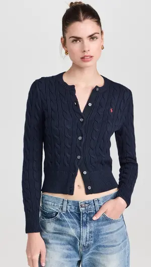Polo Ralph Lauren Cotton Cable Knit Cardigan
