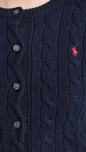 Polo Ralph Lauren Cotton Cable Knit Cardigan