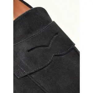 Santoni Carla Suede Penny Loafers