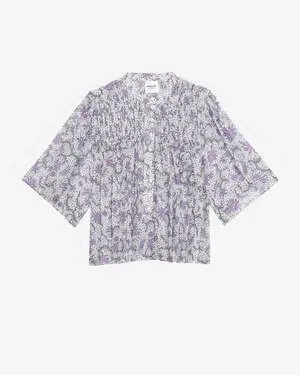 MARANT ETOILE Marant Étoile Destiny Blouse Ecru/lilac