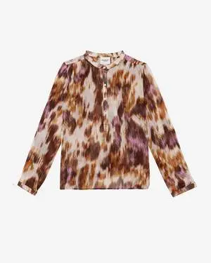 MARANT ETOILE Maria Blouse - Ecru/ochre