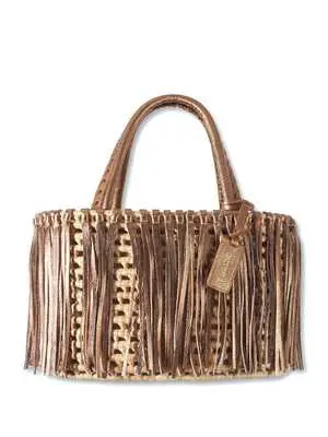 Nannacay Jackie Fringed Tote Bag