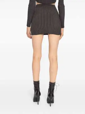 Alexander Wang Ribbed-knit Mini Skirt