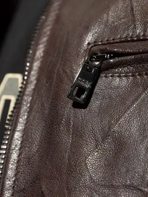 Dolce & Gabbana Zipped Leather Jacket