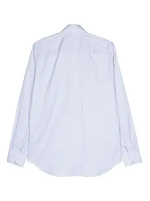 Canali Long-sleeve Cotton Shirt - Blue