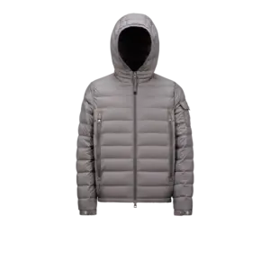 Moncler Galion Hooded Down Jacket Grey