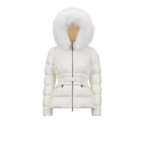 Moncler Boed Hooded Shearling Down Jacket