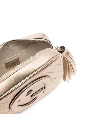 Gucci Small Blondie Shoulder Bag - Gold