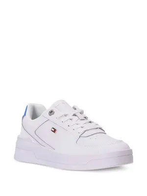 Tommy Hilfiger Flag Basket Panelled Sneakers - White