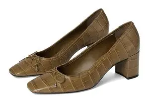 Schutz Arissa Croc Effect Block Heels