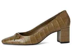 Schutz Arissa Croc Effect Block Heels