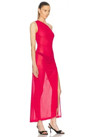 Givenchy One Shoulder Maxi Dress