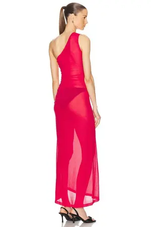 Givenchy One Shoulder Maxi Dress