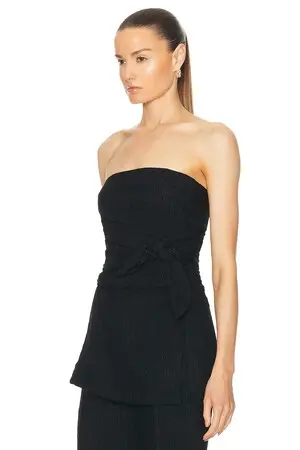GANNI Strapless Top