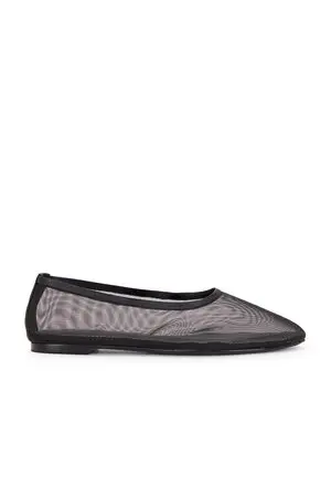 Staud Alba Ballerinas - Black Mesh