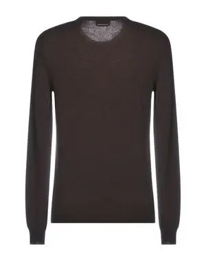 BROOKSFIELD Geometric-print Wool Sweater