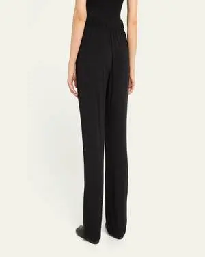 Eterne Terne Waffle-knit Lounge Pants - Black