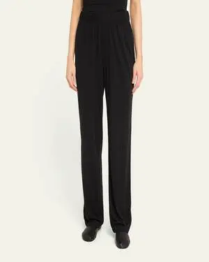 Eterne Terne Waffle-knit Lounge Pants - Black