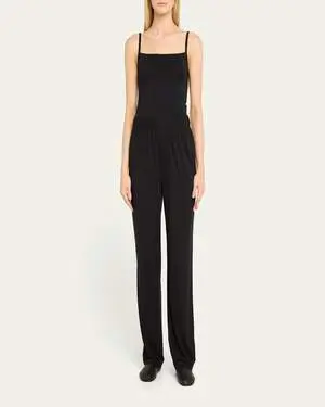Eterne Terne Waffle-knit Lounge Pants - Black
