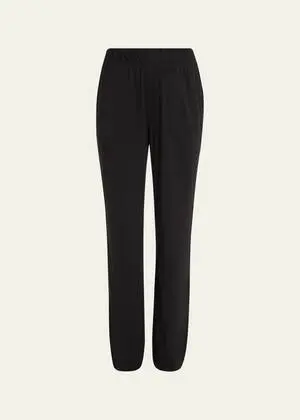 Eterne Terne Waffle-knit Lounge Pants - Black