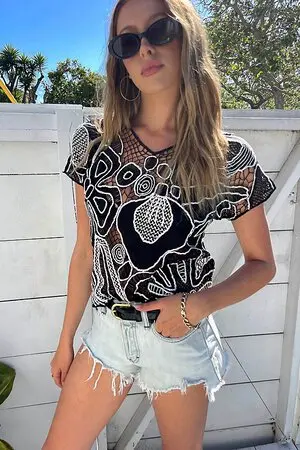 MADLY VINTAGE Crochet Top