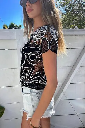 MADLY VINTAGE Crochet Top