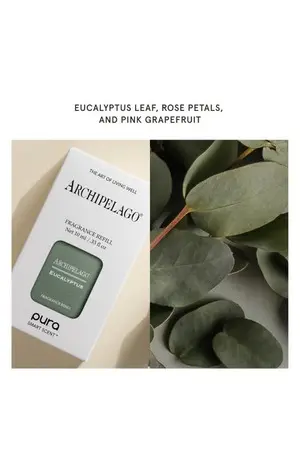 PURA X Archipelago 2-pack Smart Diffuser Fragrance Refills - Eucalyptus