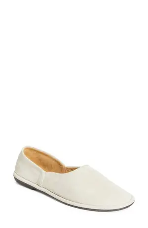 THE ROW Cary Leather Slip-on Flats