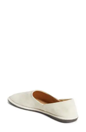 THE ROW Cary Leather Slip-on Flats