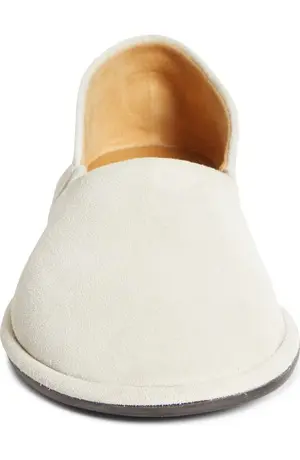 THE ROW Cary Leather Slip-on Flats
