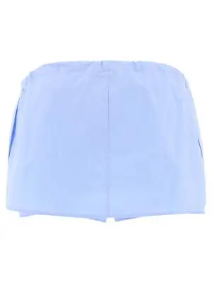 Alexander Wang Drawstring Skort With Crystal Hotfix