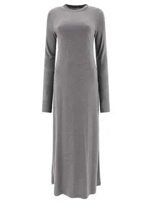 TOTEME Long Sleeve Jersey Dress Grey