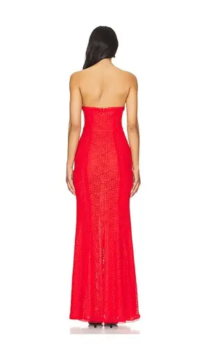 Majorelle Mari Elena Gown - Cherry Red